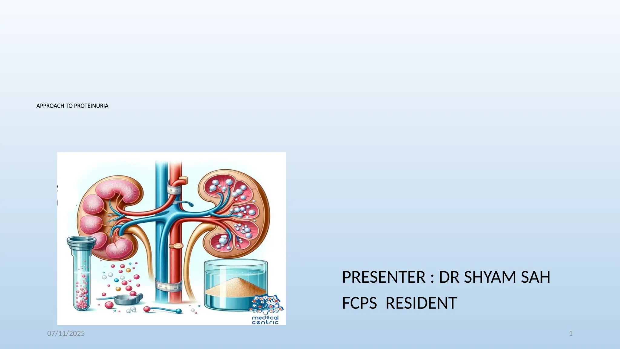 Proteinuria presentation dr shyam nephro.pptx