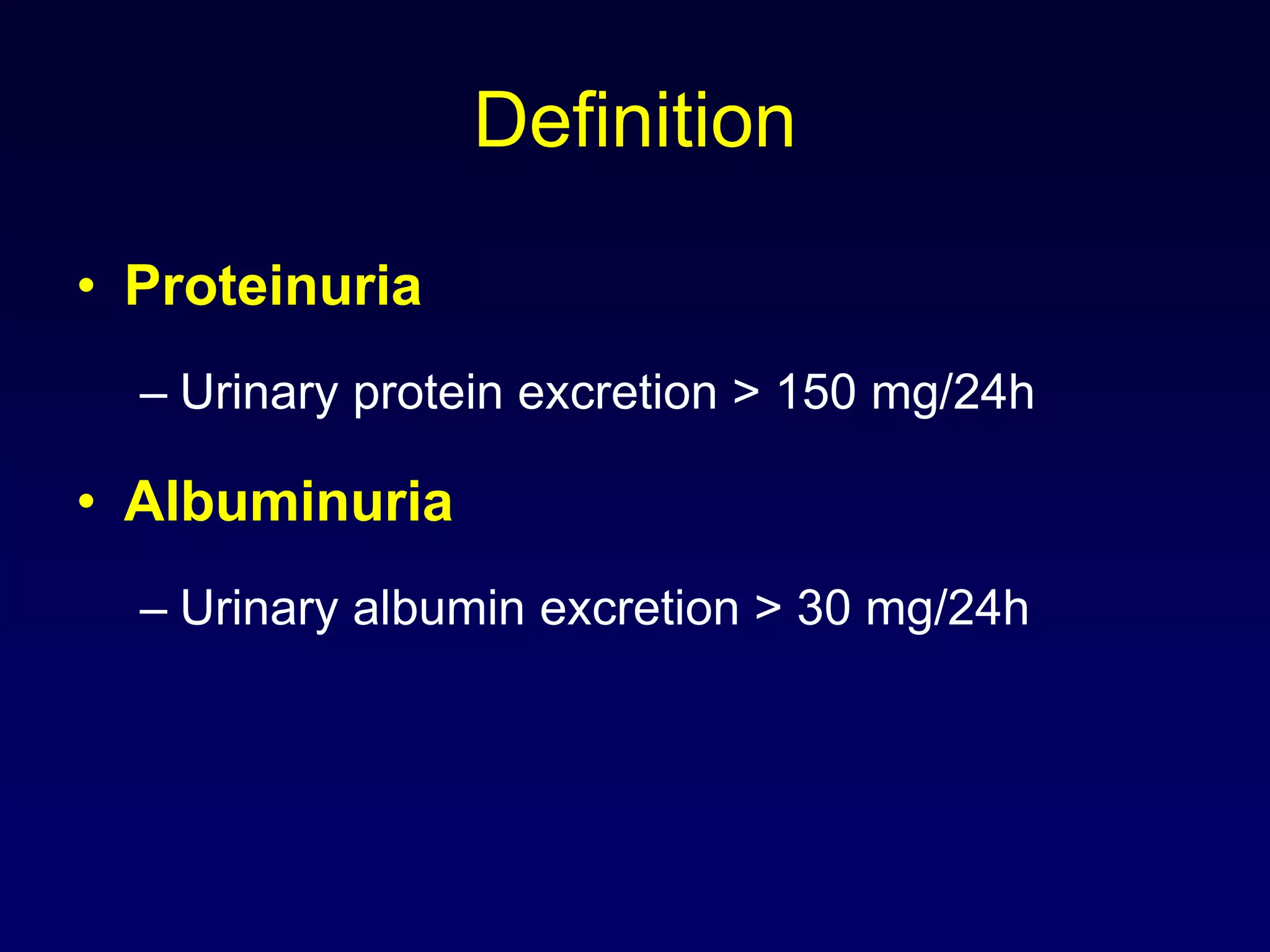 APPROACH TO PROTEINURIA | PPTX