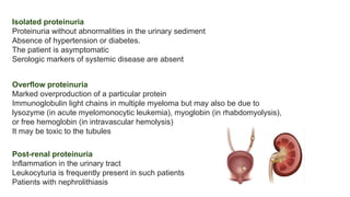 PROTEINURIA VS ALBUMINURIA DIFERENCIAS Y VENTAJAS | PPTX