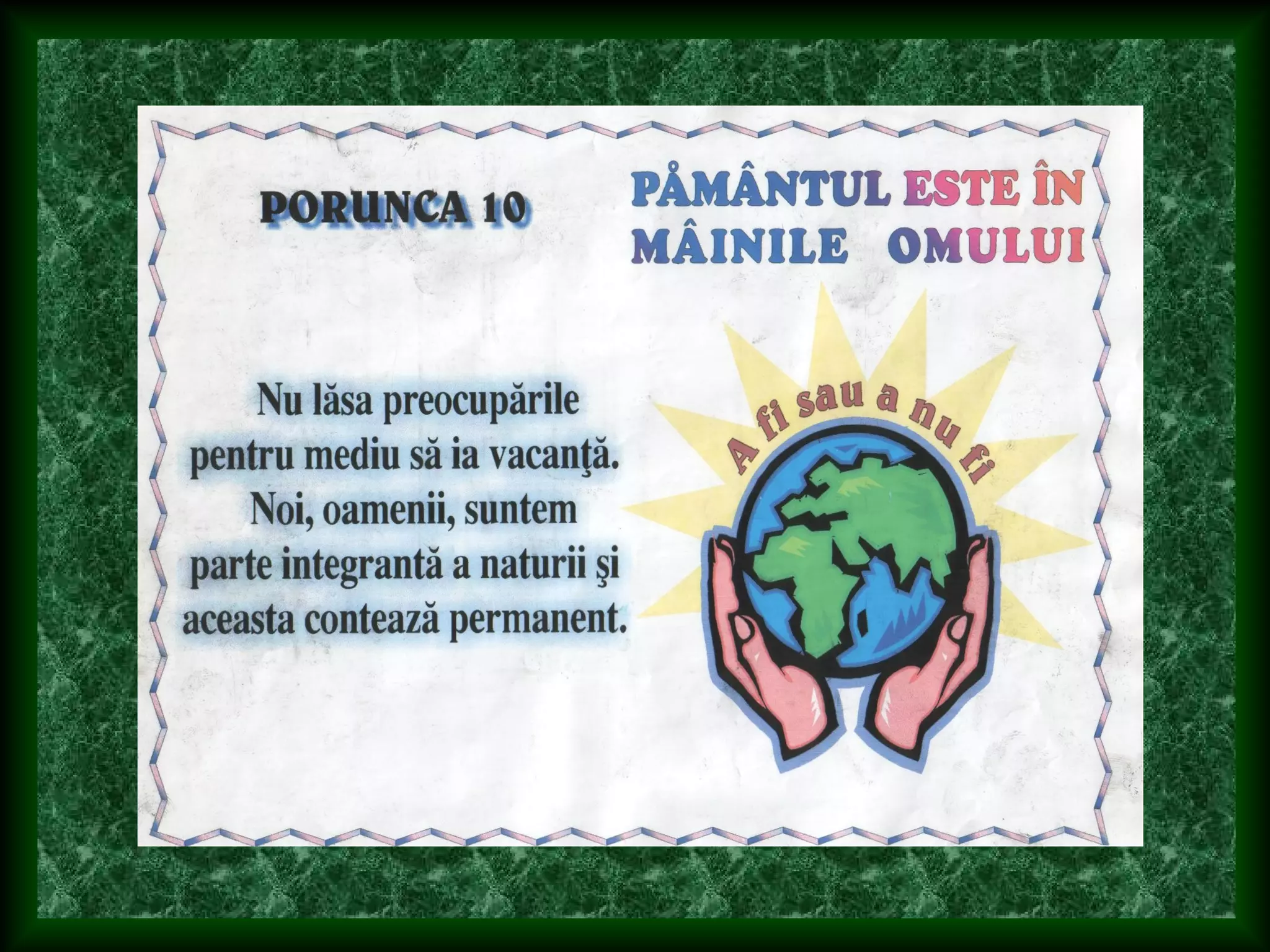 Protejarea mediului înconjurator | PPT