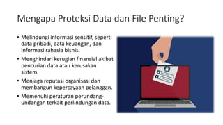 Proteksi Data dan File KELAS 8 AWALA PERTEMUAN | PPTX
