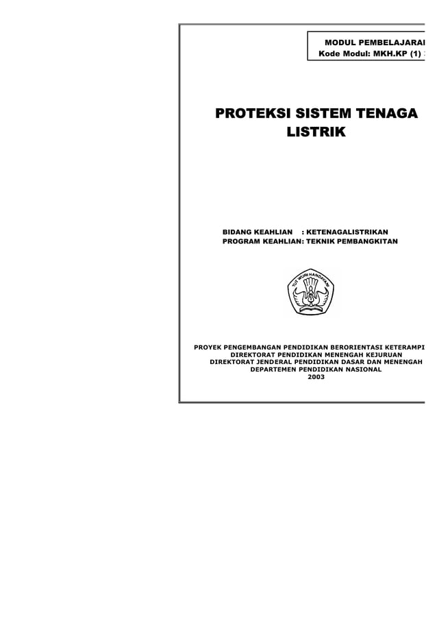 Proteksi sistem tenaga_listrik | PDF