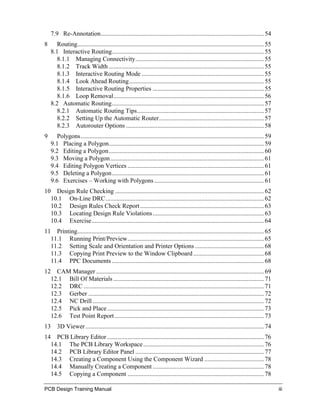 Protel 99 se_traning_manual_pcb_design | PDF
