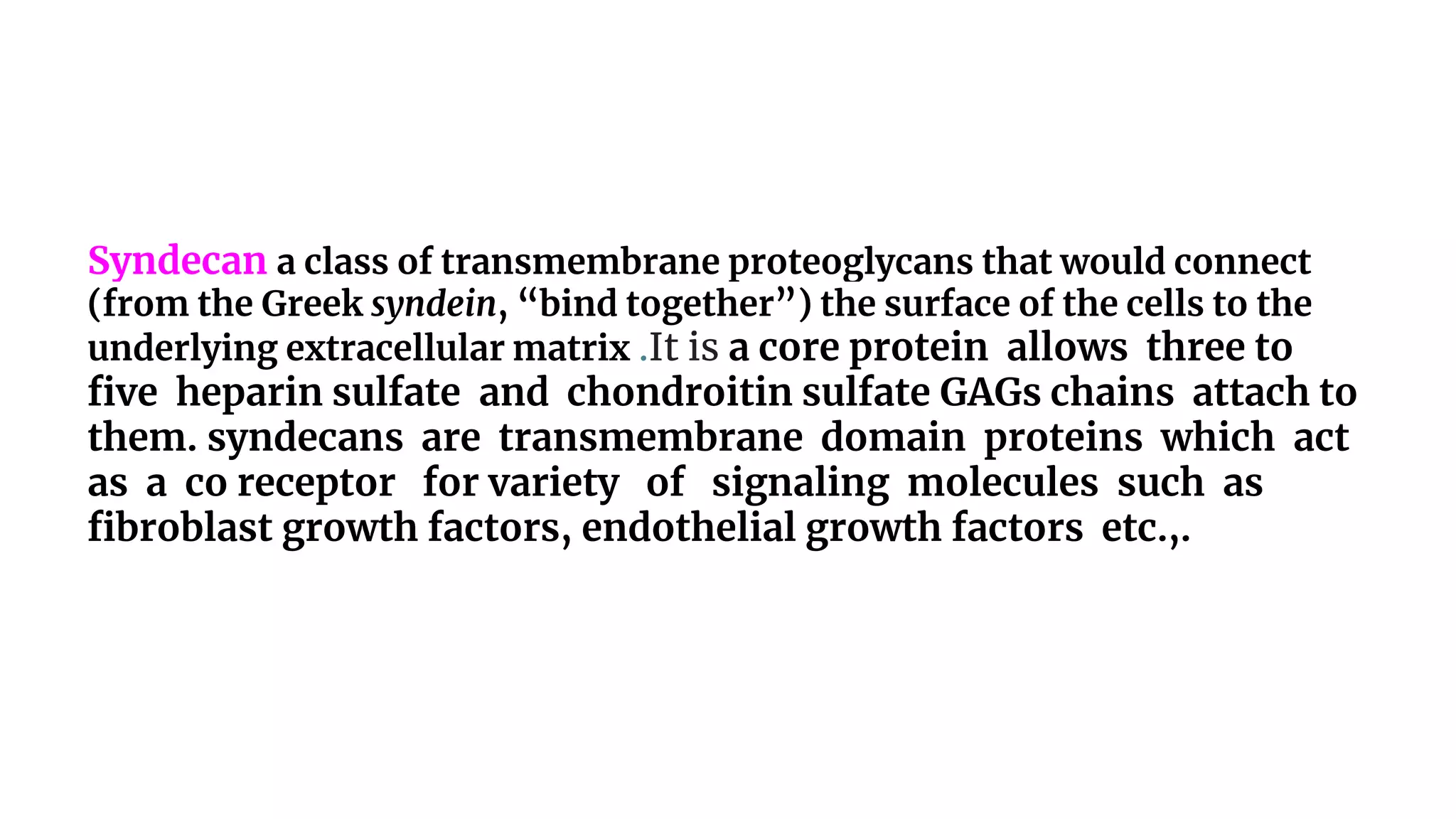 Proteoglycans | PPTX