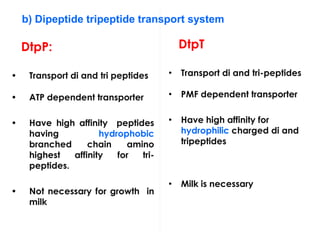 Proteolytic systems in lactic acid bacteria | PPTX