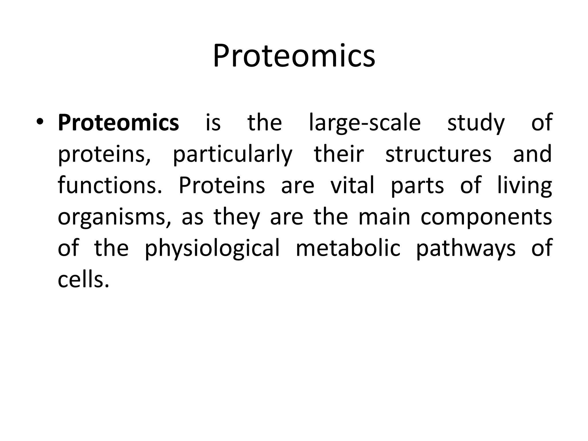 Proteome data analysis | PPTX