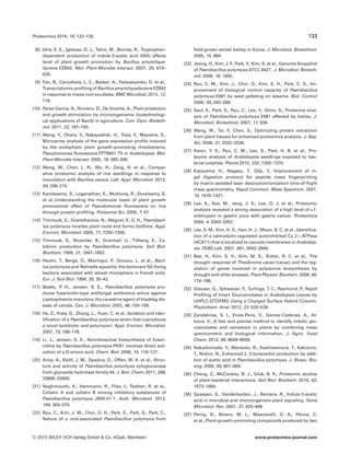 Proteomic analysis of the interaction between the plant growth ...