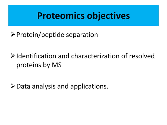 Proteomics | PPTX | Biotech and Biomedical Industry | Industries