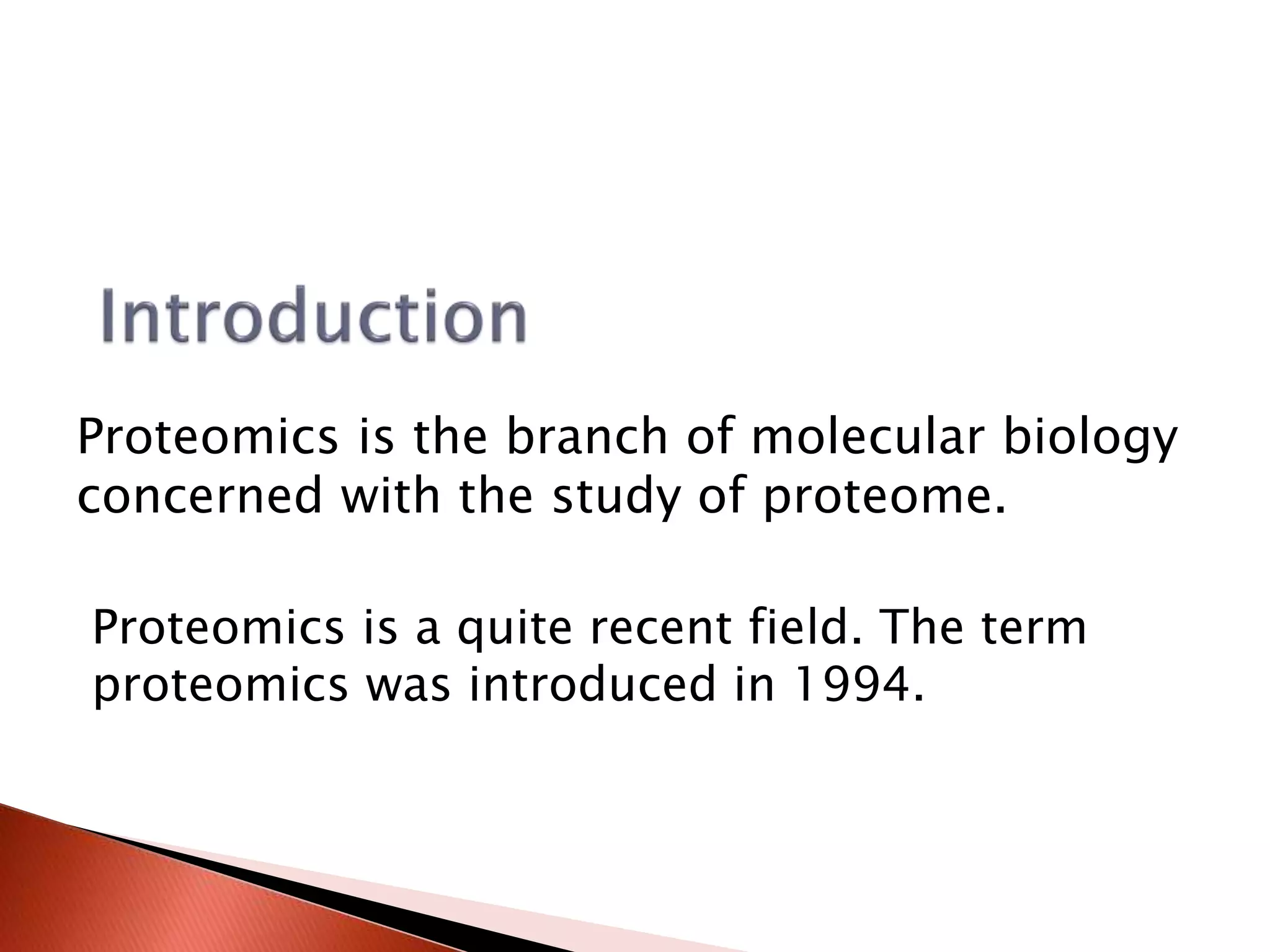 Proteomics | PPTX