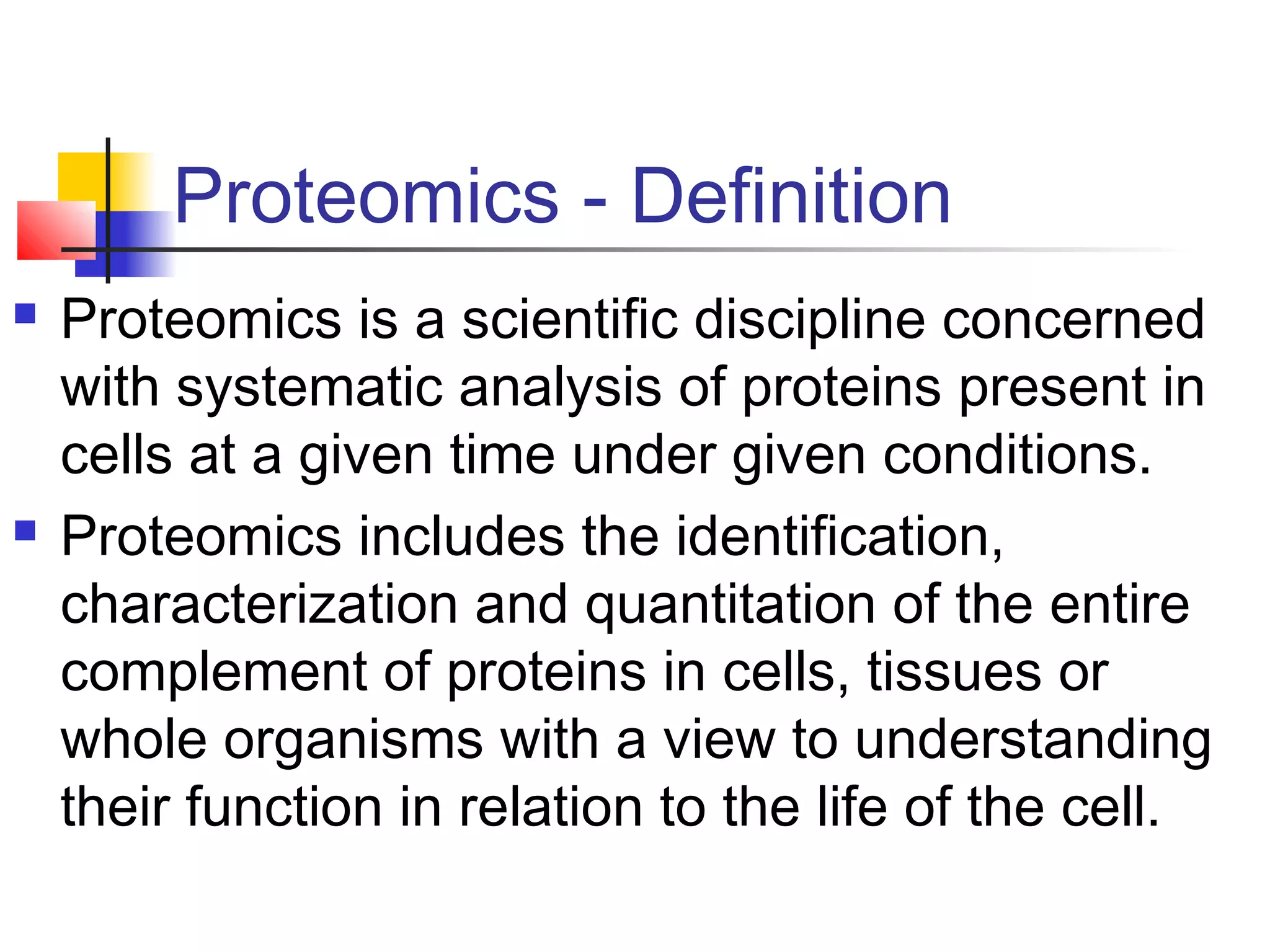 Proteomics | PPT