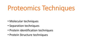 Proteomics | PPTX