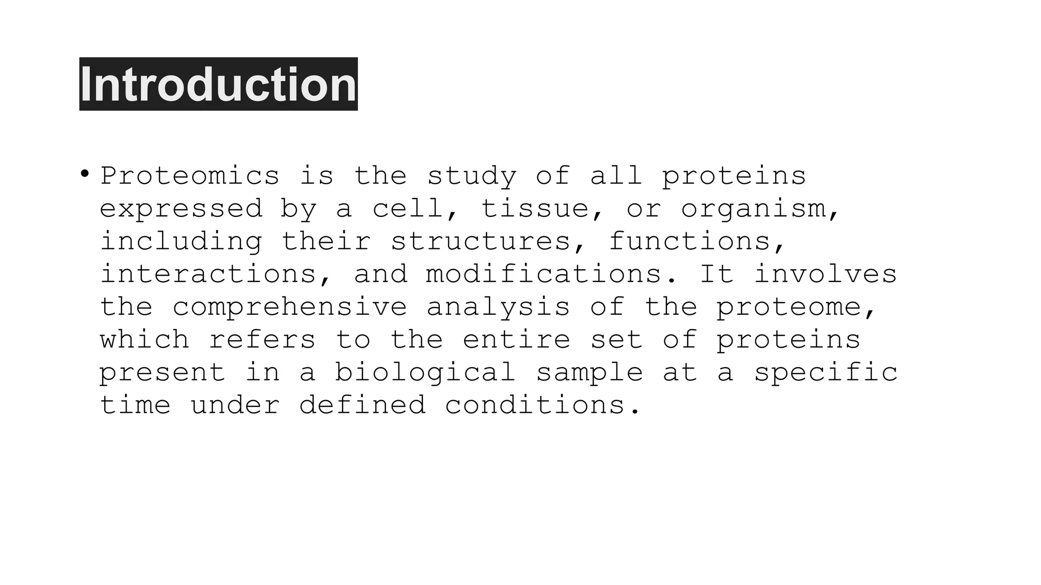 Proteomics Protein Detection Technology Pptx Chemistry Science