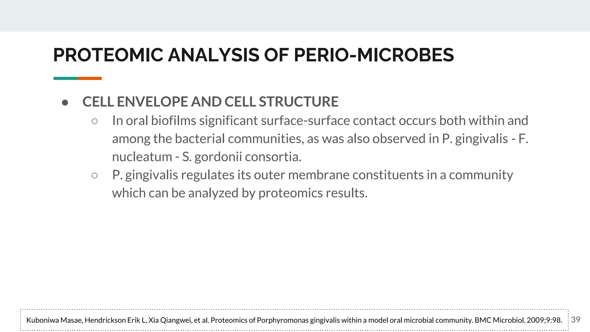 Role of Proteomics in Modern Periodontics | PPT | Free Download