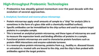 proteomics and bioinformatics lecturesss | PDF