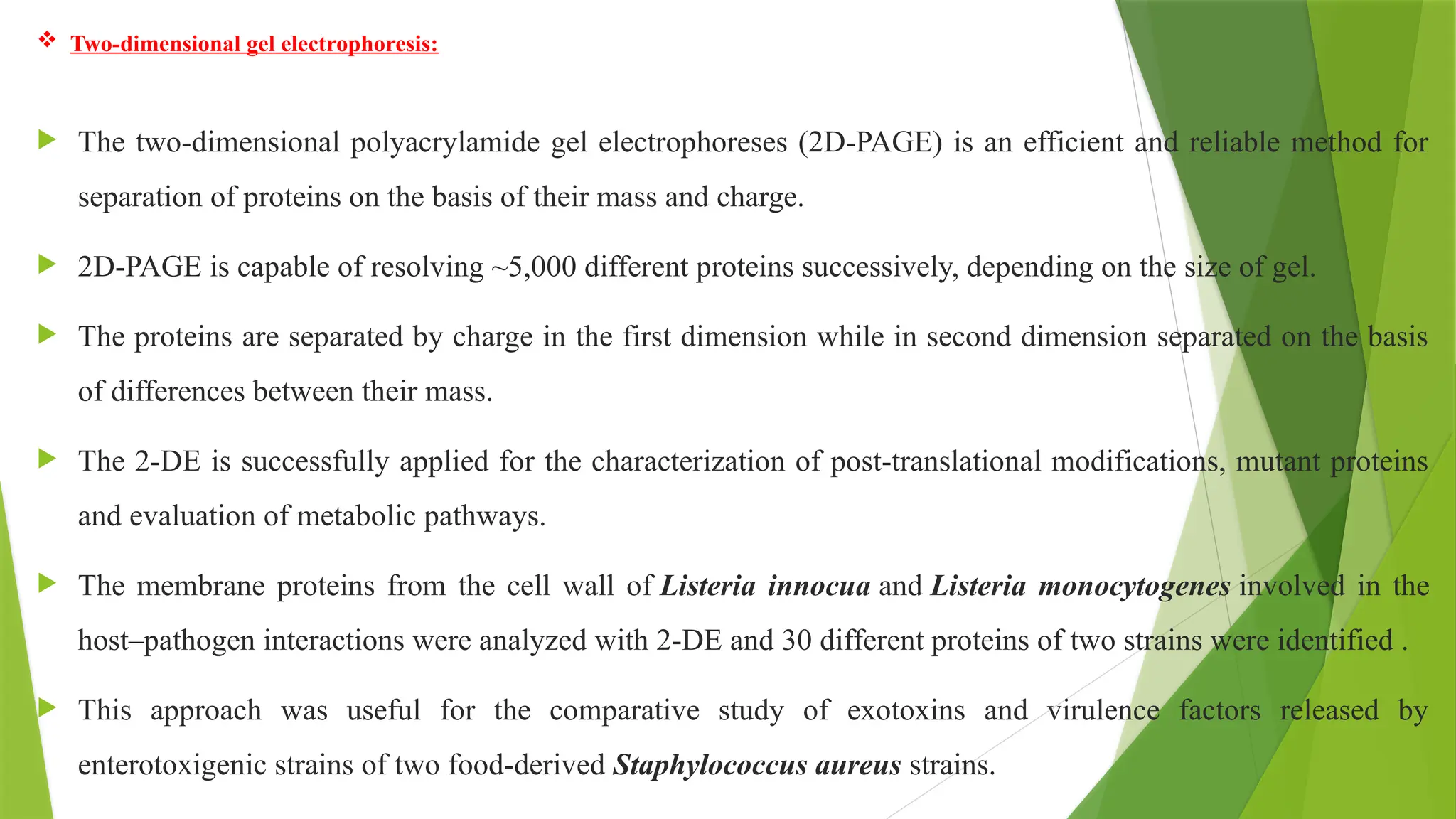 General Principle and application of Proteomics | PPTX