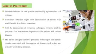 General Principle and application of Proteomics | PPTX