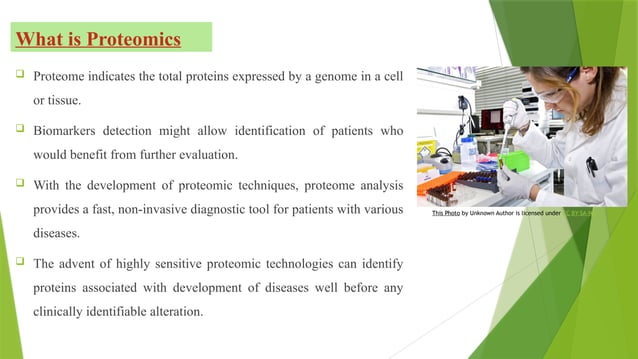 General Principle and application of Proteomics | PPTX