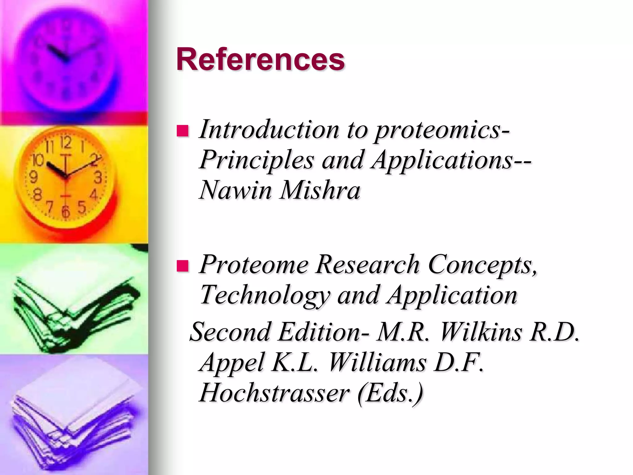 Proteomics, definatio , general concept, signficance | PPT