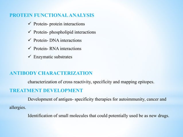 PROTEOMICS- PROTEIN MICROARRAY.pptx | Chemistry | Science