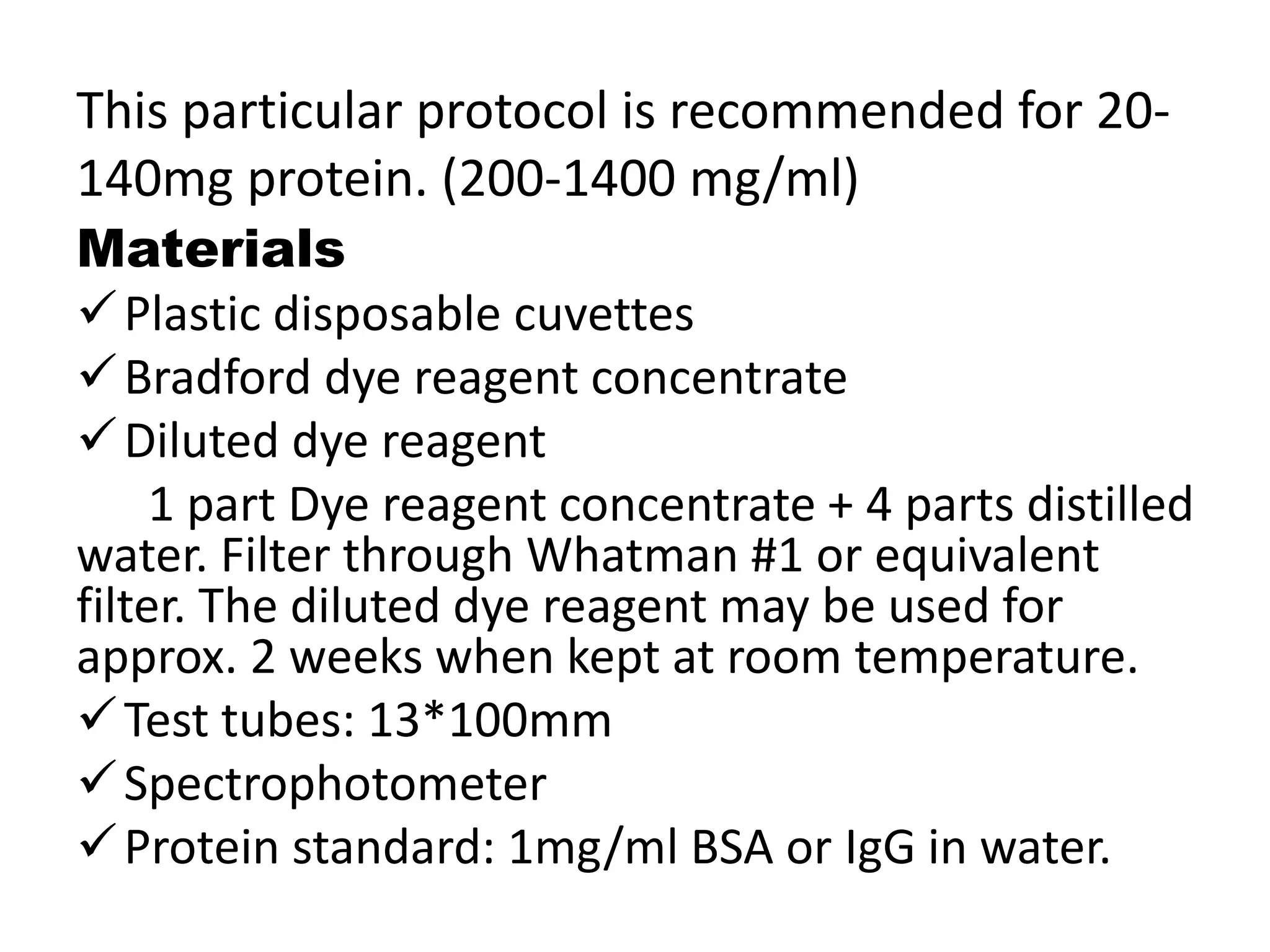 Protein quantitation techniques | PPTX
