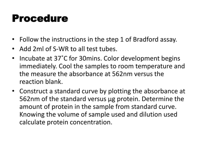 Protein quantitation techniques | PPTX