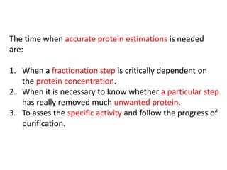 Protein quantitation techniques | PPTX
