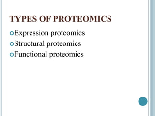 Proteomics | PPTX