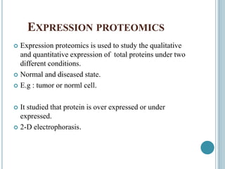 Proteomics | PPTX