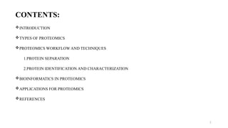 proteomics 10.....types of proteomics pptx | PPTX