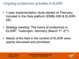 The ELIXIR Proteomics Community | PPT