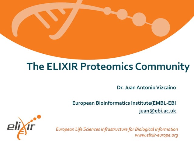 The ELIXIR Proteomics community | PPT