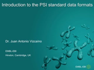 Introduction to the PSI standard data formats | PPTX