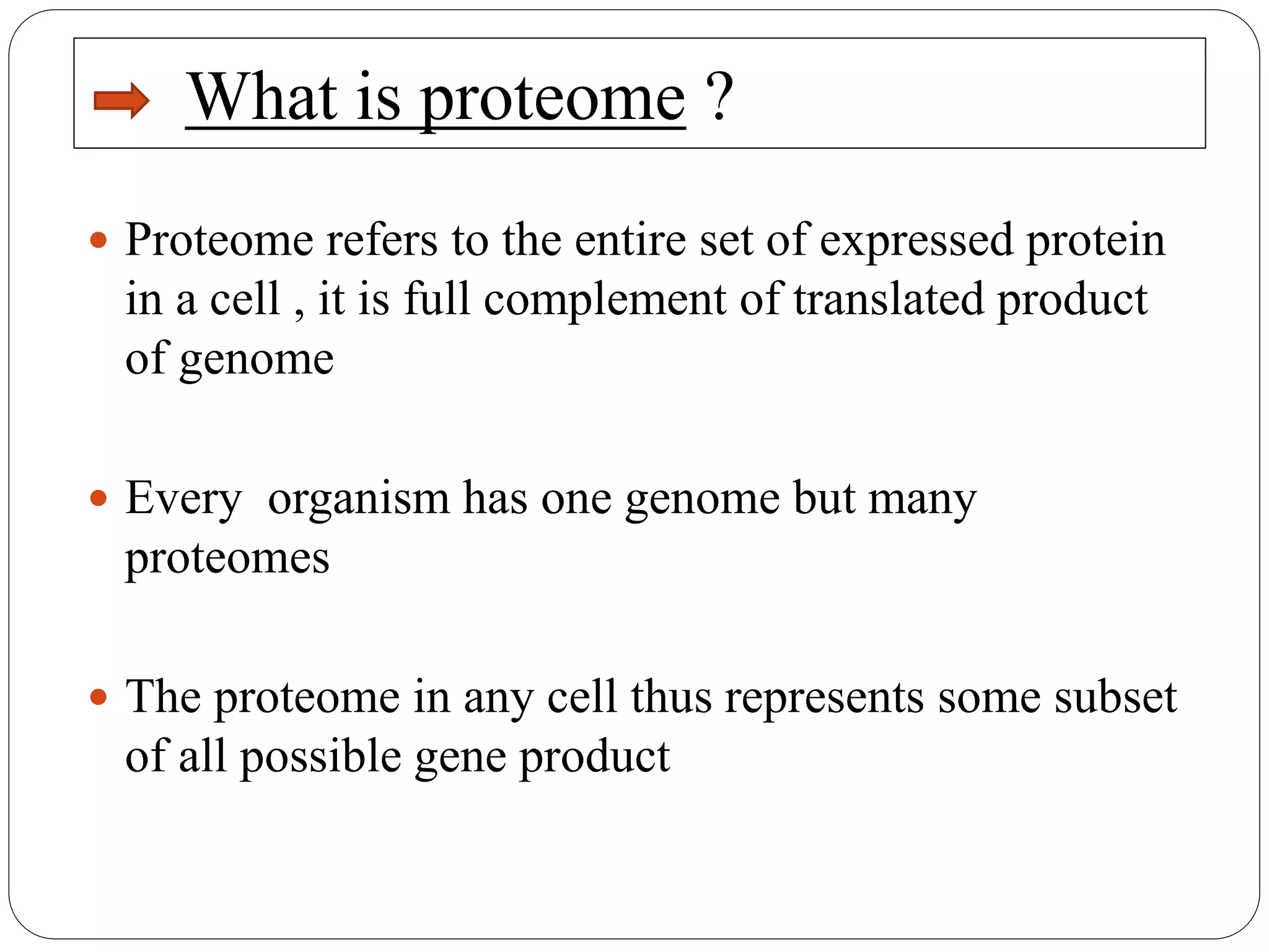 Proteomics | PPTX