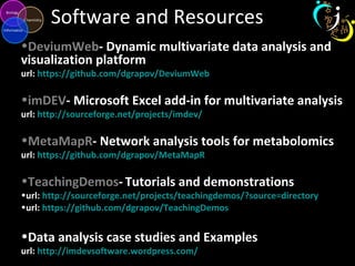 Multivariate Analysis and Visualization of Proteomic Data | PPT