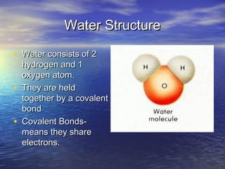 Proteries of Water Notes | PPT | Chemistry | Science