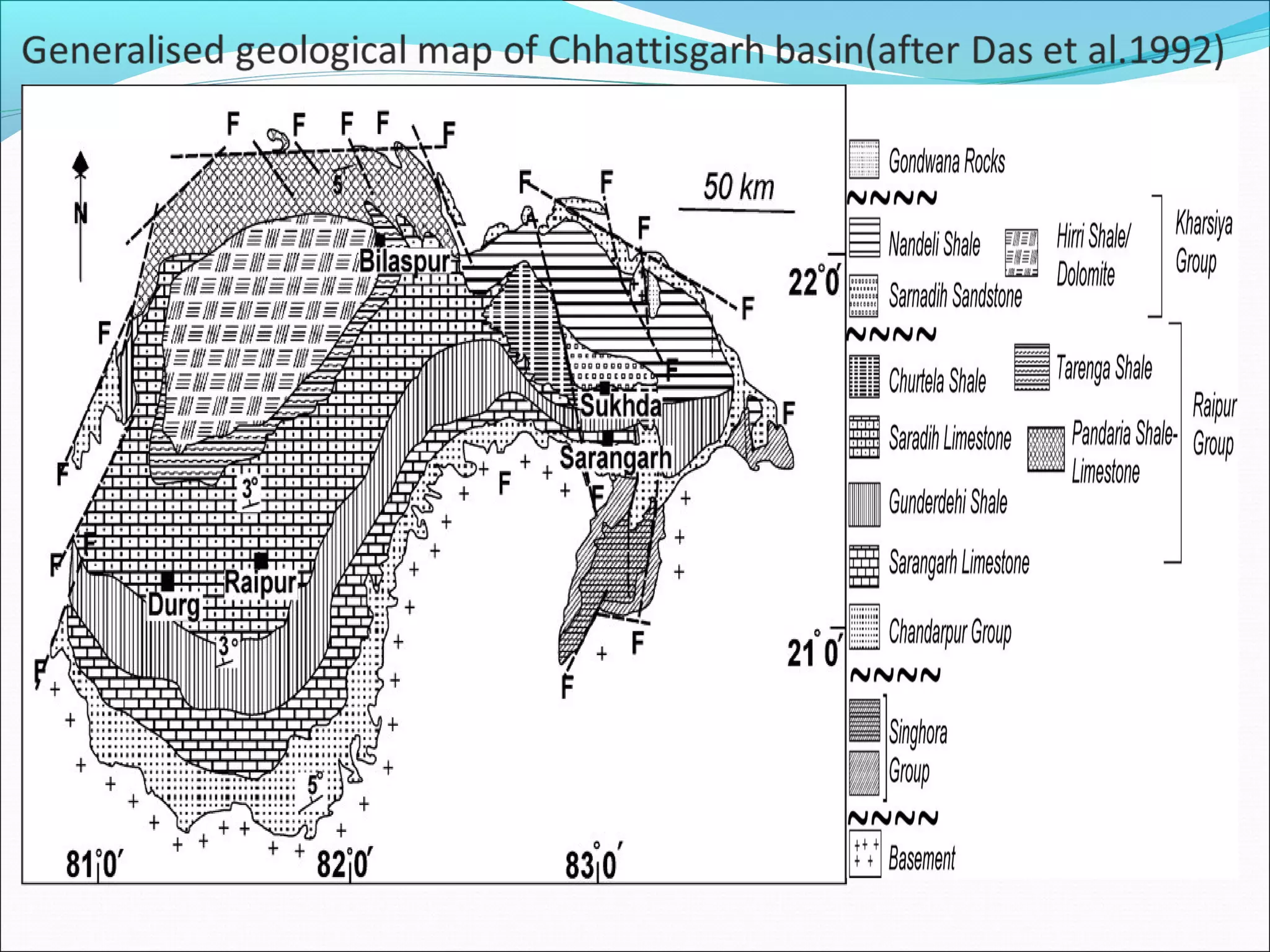 Proterozoic sedimentary basins of India in general | PPT