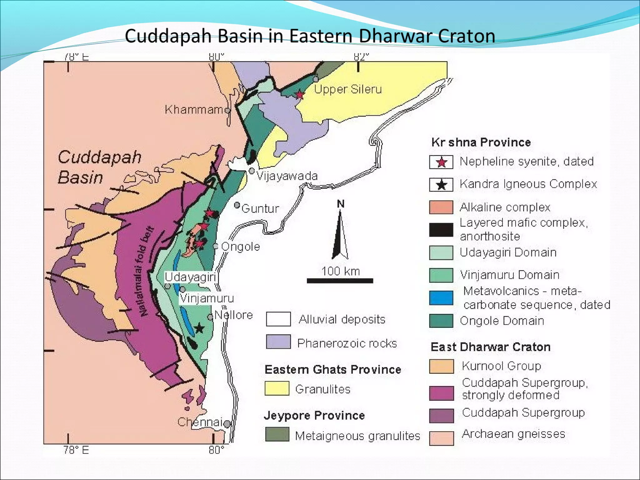 Proterozoic sedimentary basins of India in general | PPT