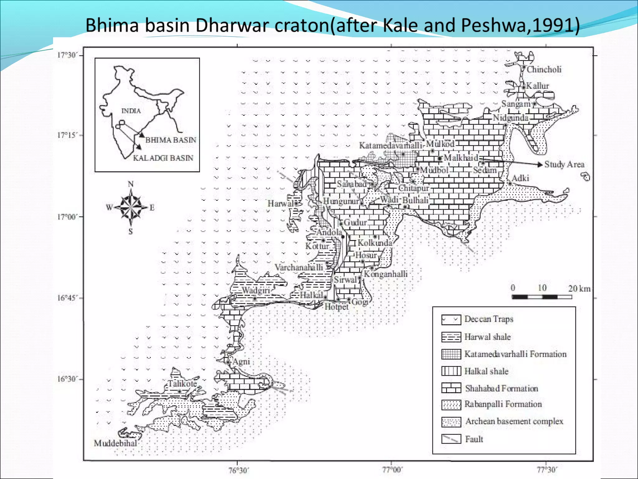 Proterozoic sedimentary basins of India in general | PPT