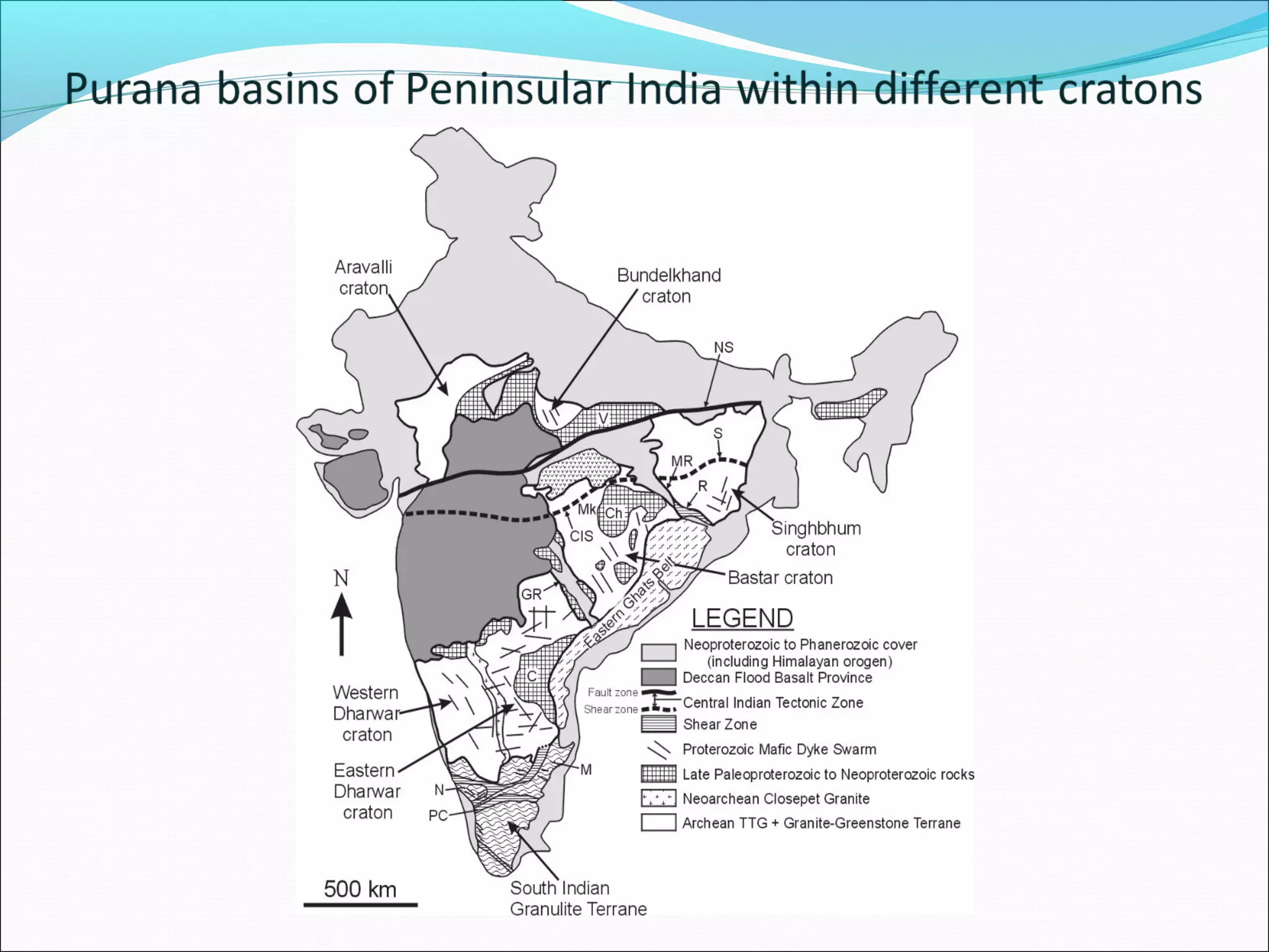 Proterozoic sedimentary basins of India in general | PPT