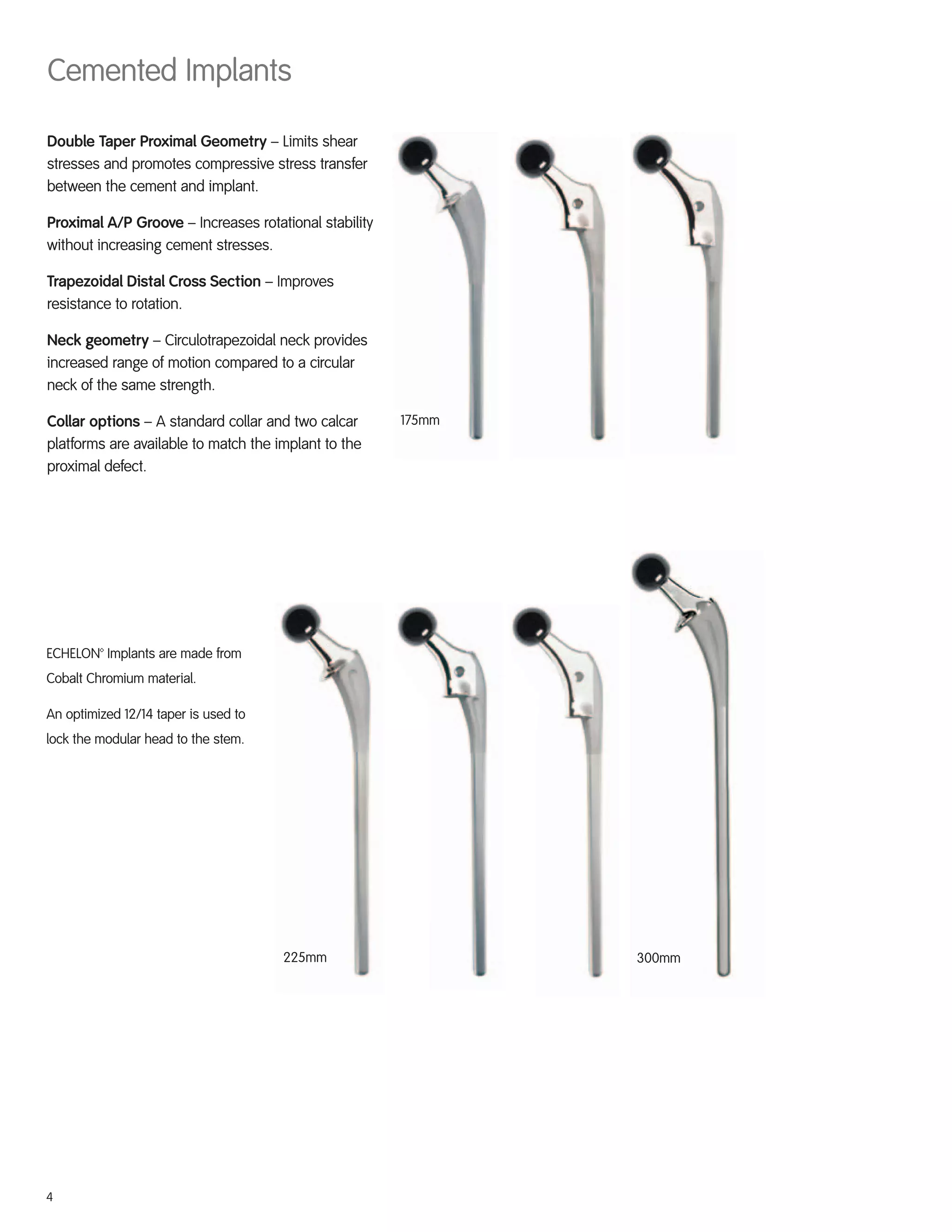Protesis echelon revision st | PDF