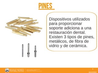 Prótesis fija (pontico y características) | PDF