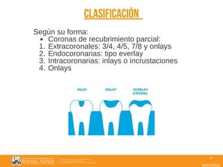 Prótesis fija (pontico y características) | PDF