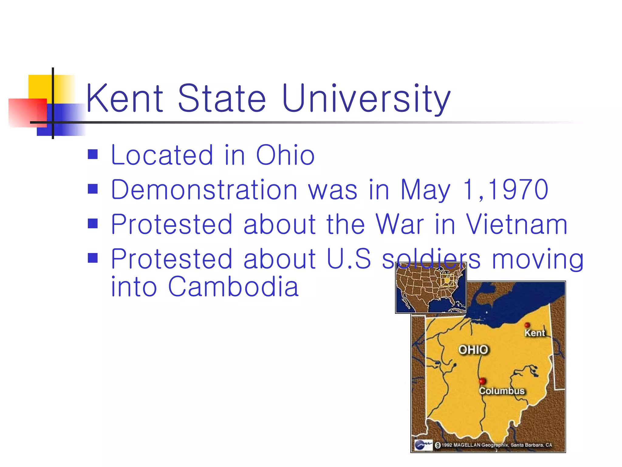 Protest In Kent State University | PPT