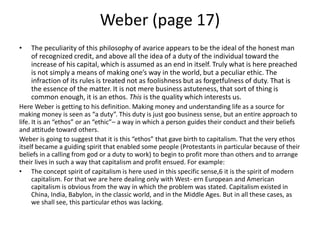 Protestant Ethic Annotations | PPT