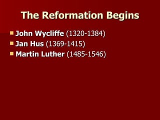 Protestant Christianity (3b) | PPT