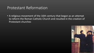 Protestant & Counter Reformation | PPT