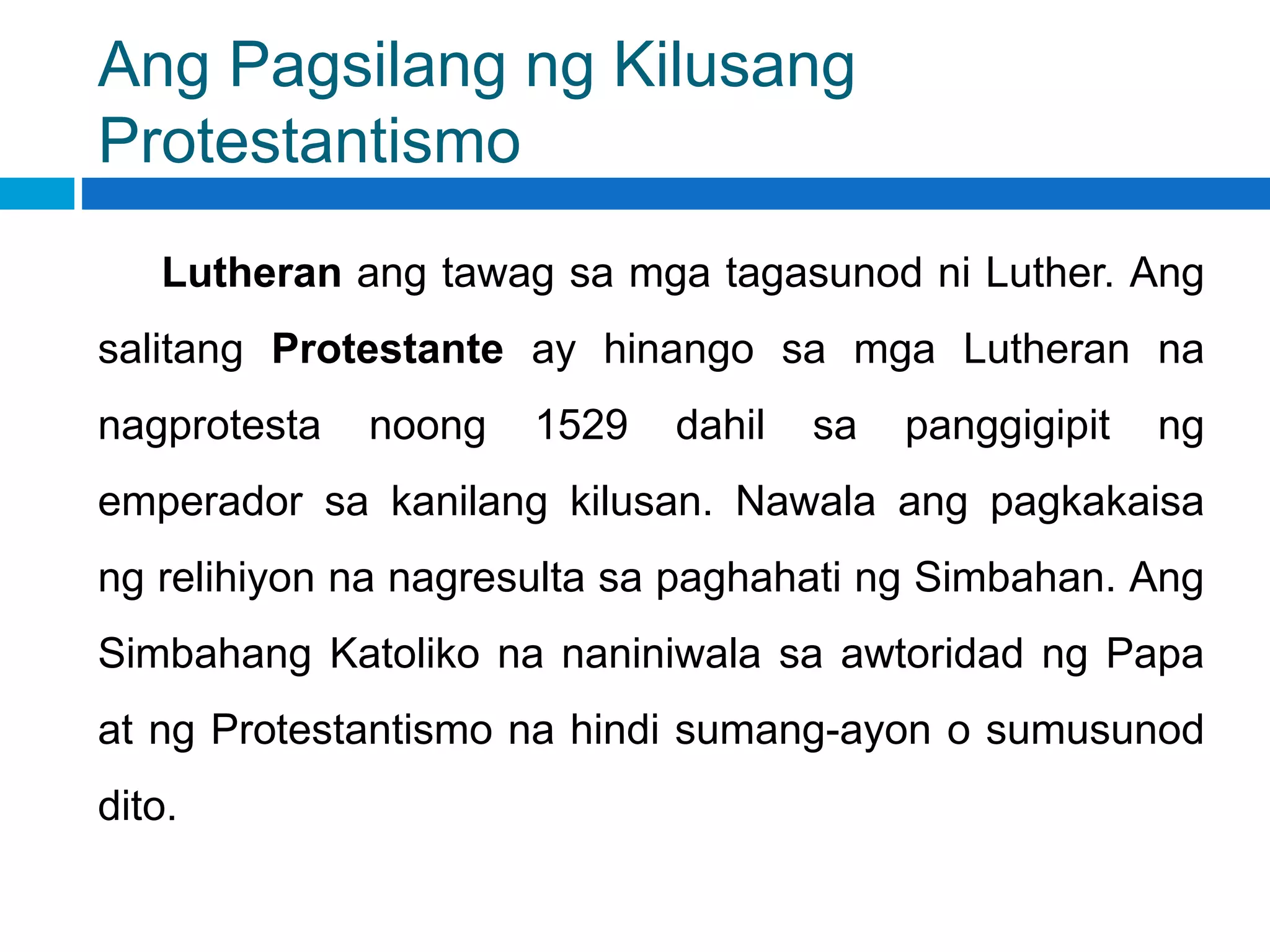 Protestantismo | PPTX