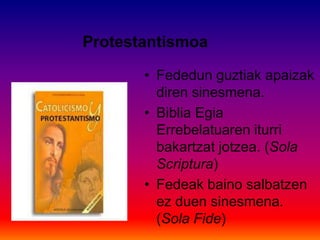 Protestantismoa | PPT