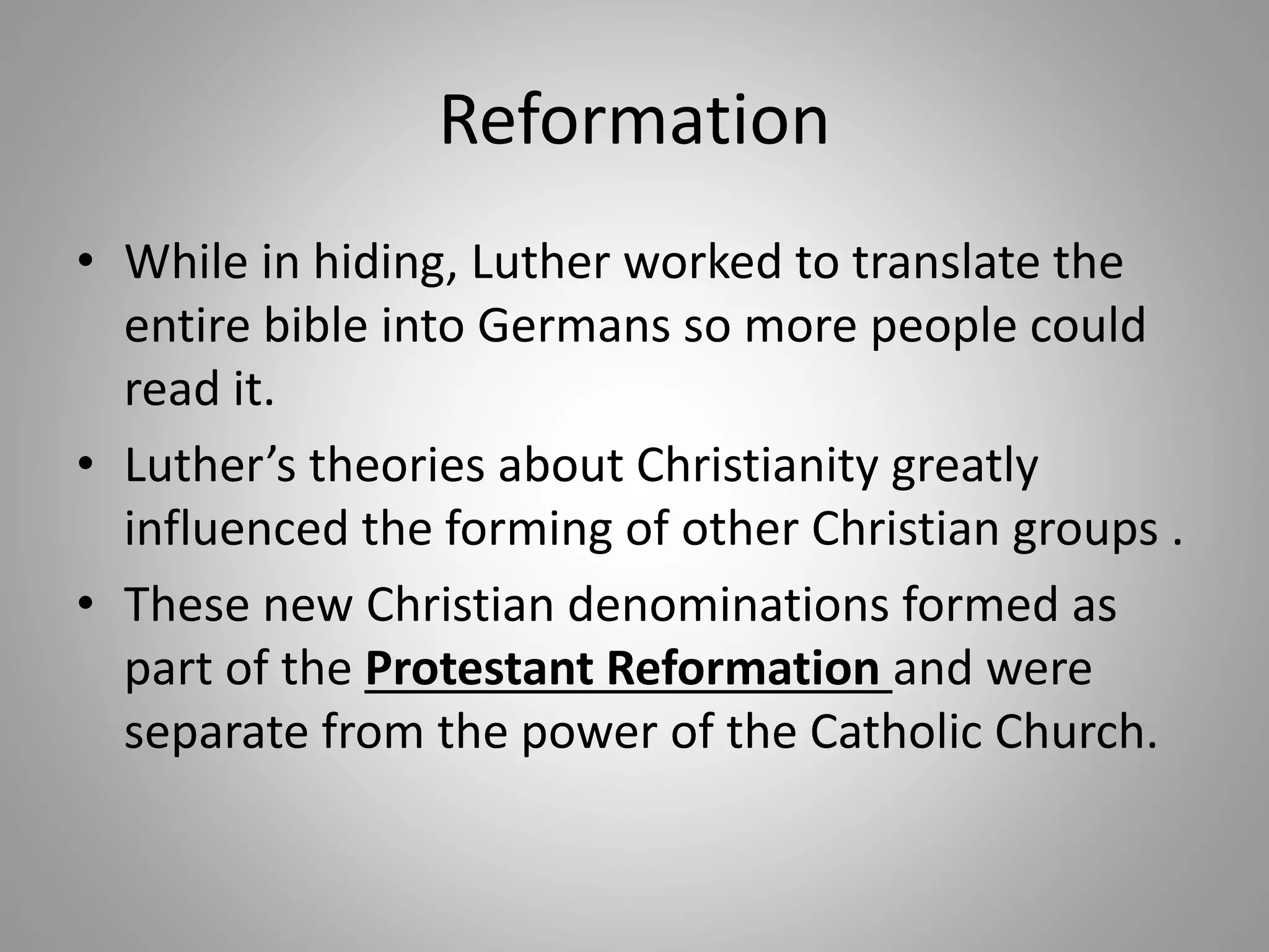 Protestant Reformation | PPT