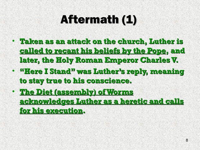 Protestant Reformation_Reformation Studies | PPT